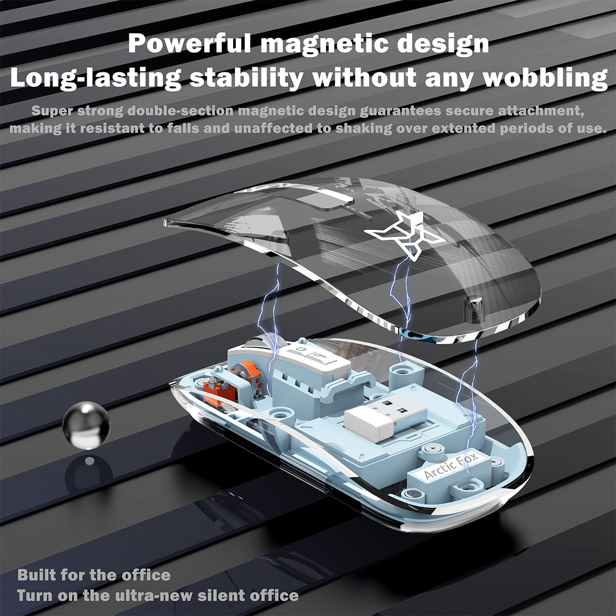 CLEAR WIRELESS PUREVIEW BLUETOOTH MOUSE (TRANSPARENT)