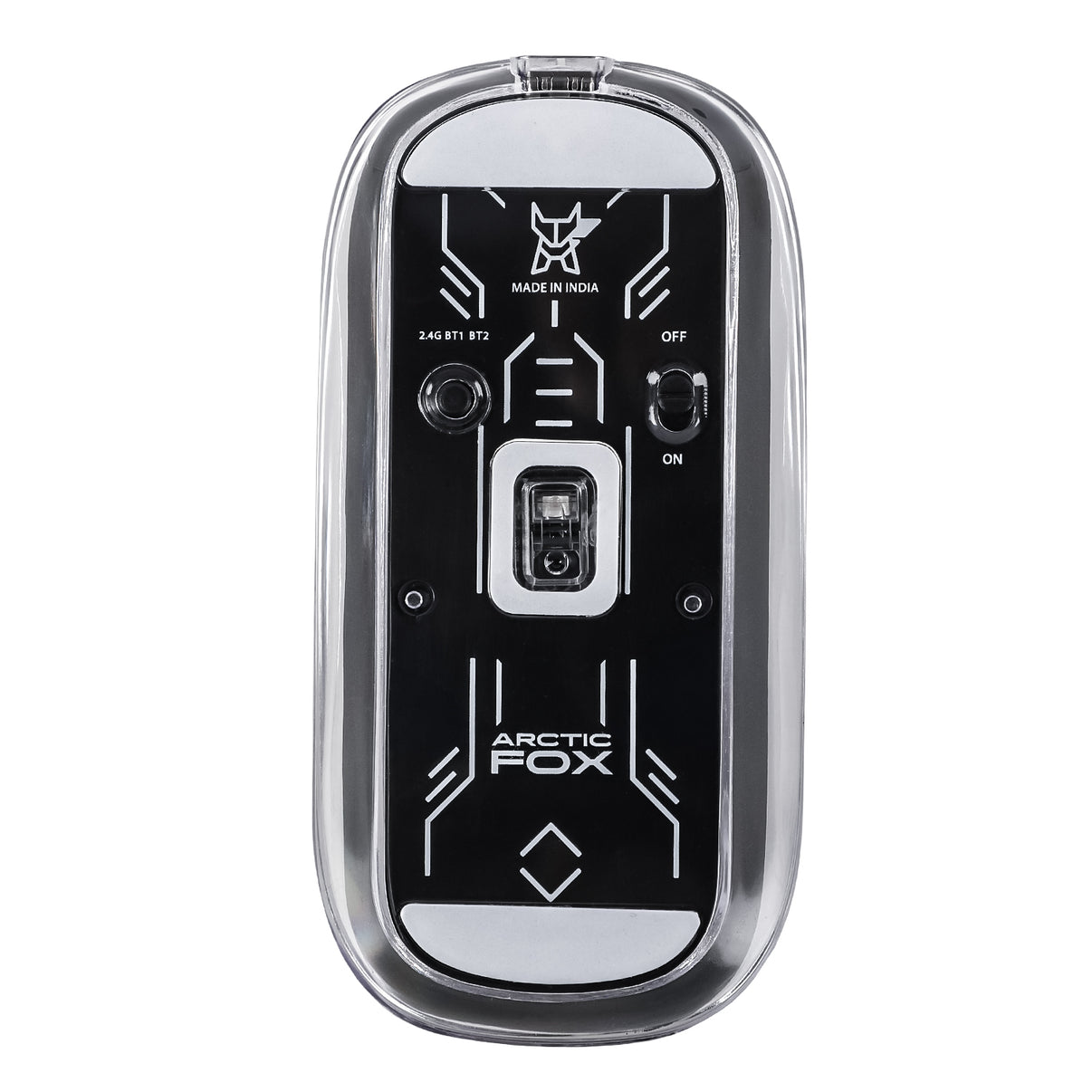 Arctic Fox CLEARVIEW Transparent Wireless and Bluetooth Rechargeable M