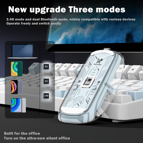 CLEAR WIRELESS PUREVIEW BLUETOOTH MOUSE (TRANSPARENT)